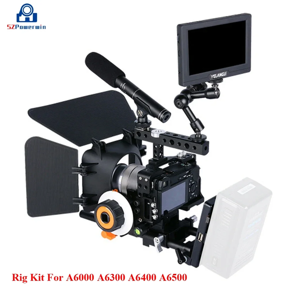 Powerwin-For-A6000-A6300-A6400-A6500-DSLR-Camera-Photo-Studio-Rig-Kit ...