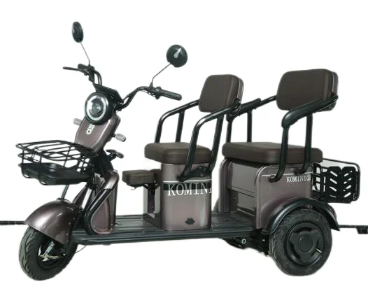 Hot Sale 600W Central Motor Electric Pedicab Convenient Urban Riding ...
