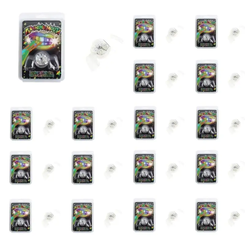 1PCS LED Mouth Braces Light Up Piece Glow Teeth Children Toys Halloween ...