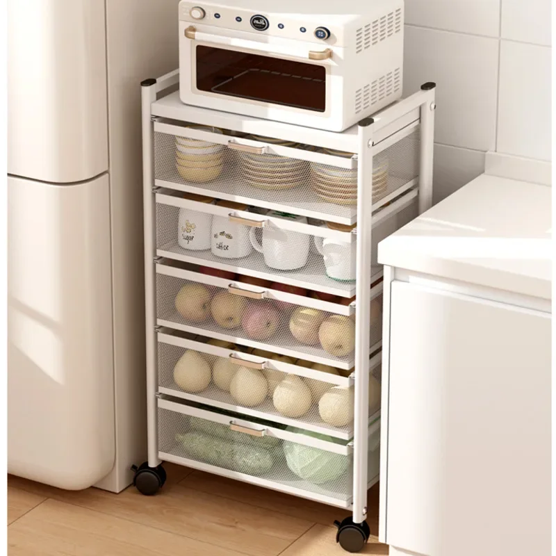 Japanese-Simple-Kitchen-Cart-Multi-Layer-Floor-Storage-Shelves ...