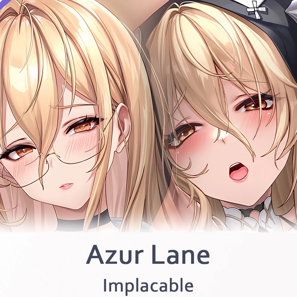Anime HMS Implacable Dakimakura Azur Lane Full Body Pillow Case Otaku ...