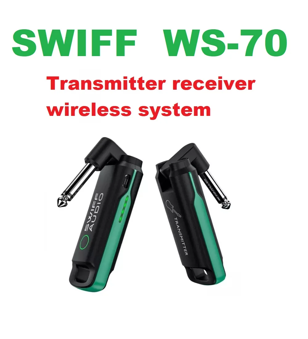 SWIFF WS-70 electric guitar electric bass electric blowpipe mini wireless transmitter receiver ...