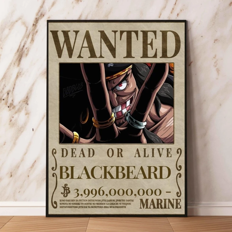 One Piece Blackbeard Wanted