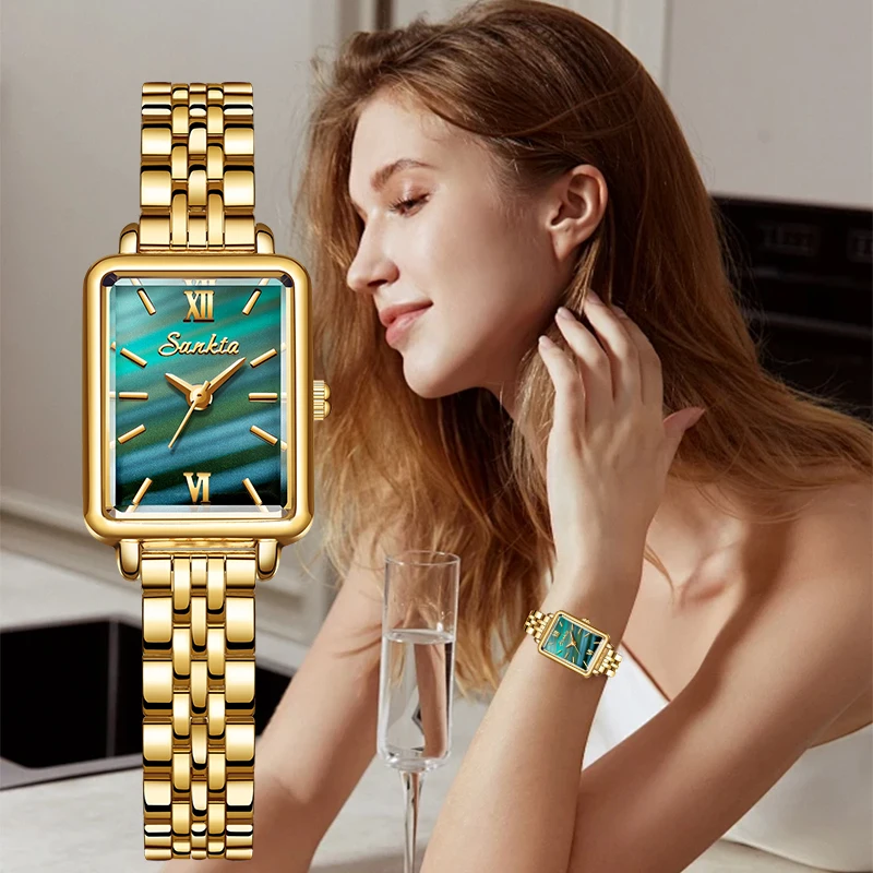 New LIGE Sunkta Fashion Elegant Quartz Ladies Watch Simple Luxury ...