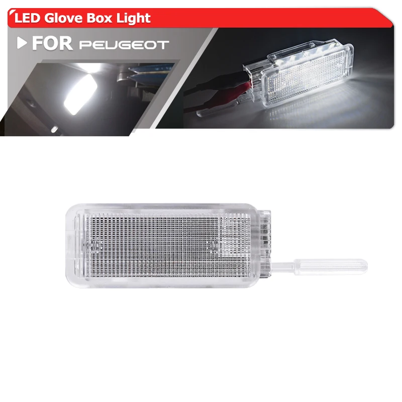 Led Glove Box Light For Peugeot 206 207 306 406 307 406 407 607 806 308 3008 Auto Led Interior ...