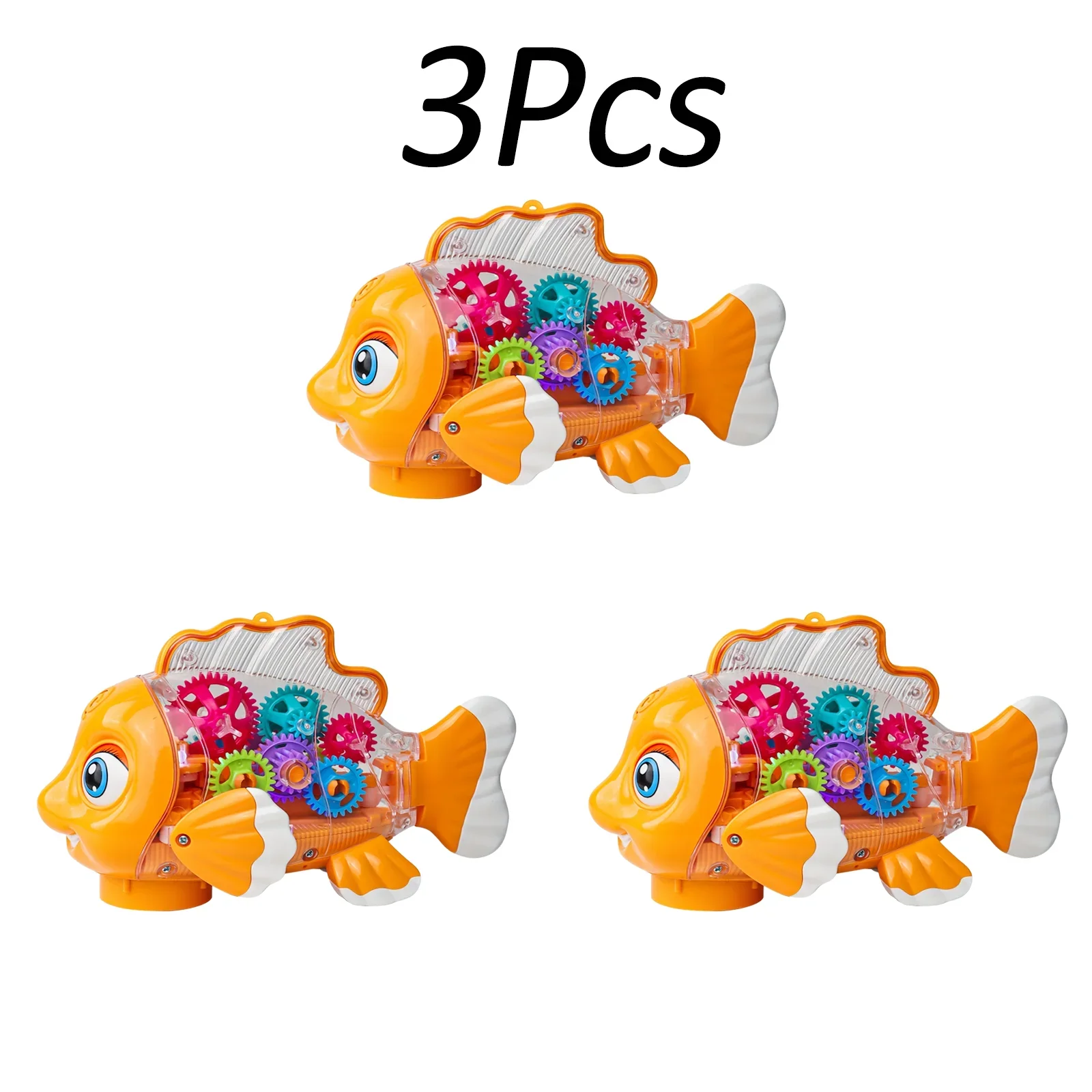 Hot-Children-s-Electric-Clownfish-Rocking-Fish-Toy-Baby-Educational ...