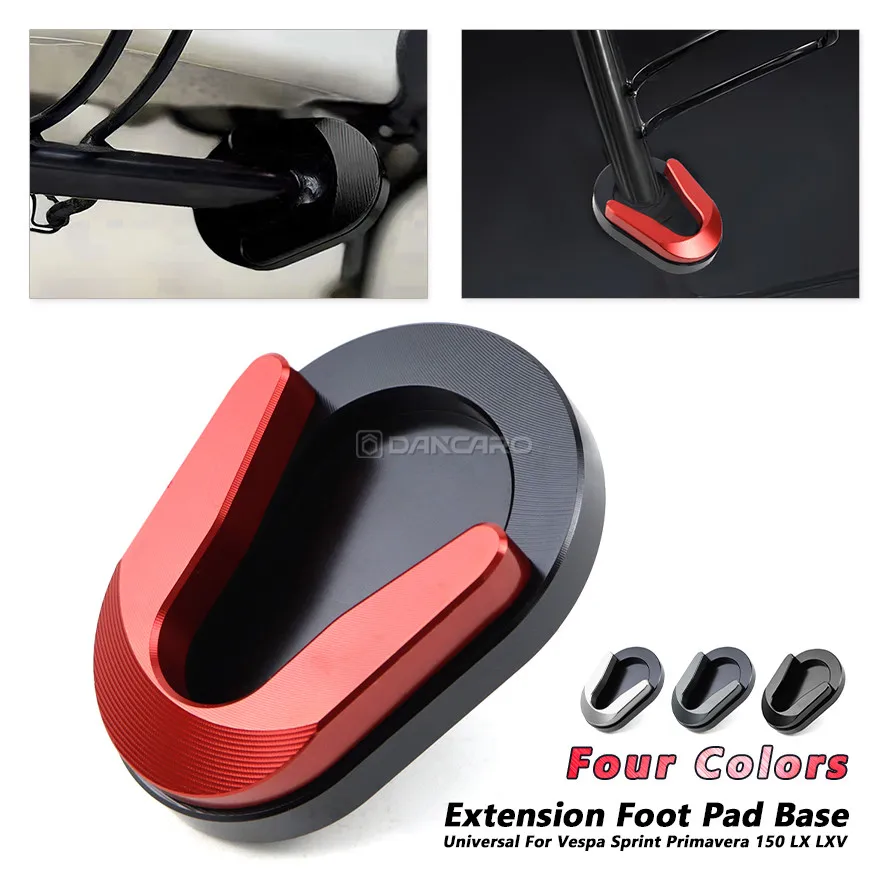 For-Vespa-Sprint-Primavera-150-LX-LXV-Motorcycle-Side-Stand-Pad ...