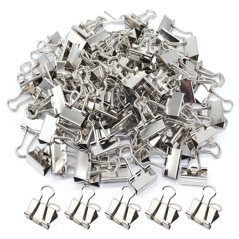 5-30Pcs-Binder-Clips-Metal-File-Paper-Clips-Colorful-Paper-Clip-Clamp ...