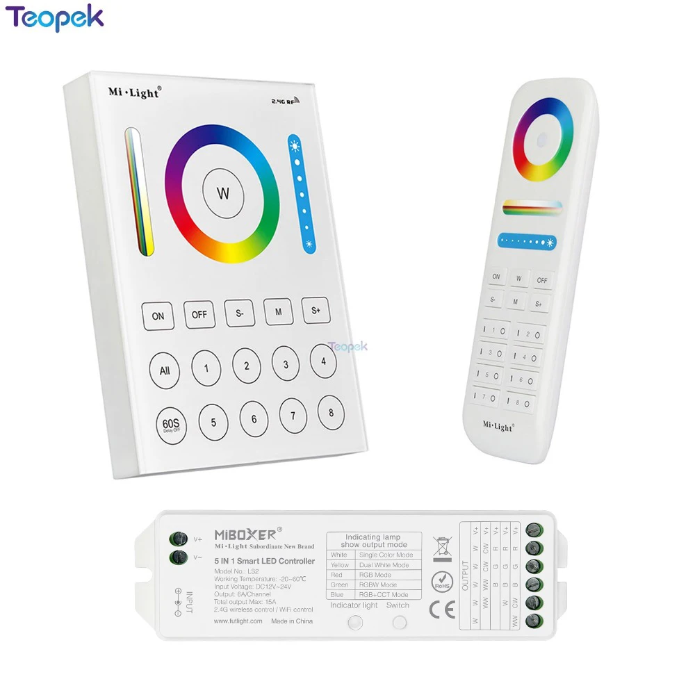 Touch Panel | Controller | Led Strip | Rgb Controler - 2.4g Wireless 8 ...