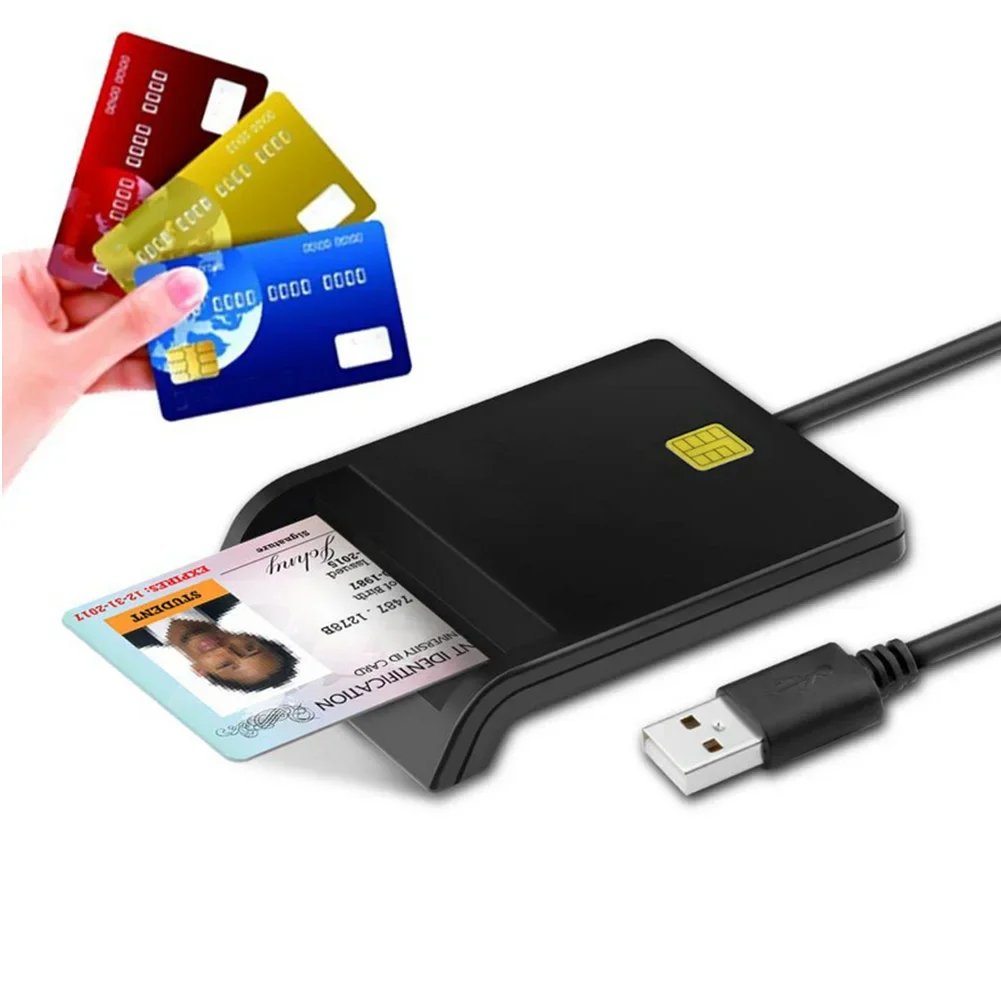 New USB Smart Card Reader Reliable Simplicity for DNIE ATM CAC IC ID ...