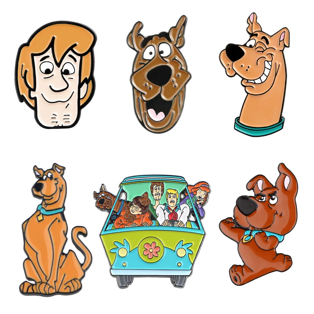 Pines-de-perros-de-dibujos-animados-para-mochilas-broche-Pines-bonitos ...