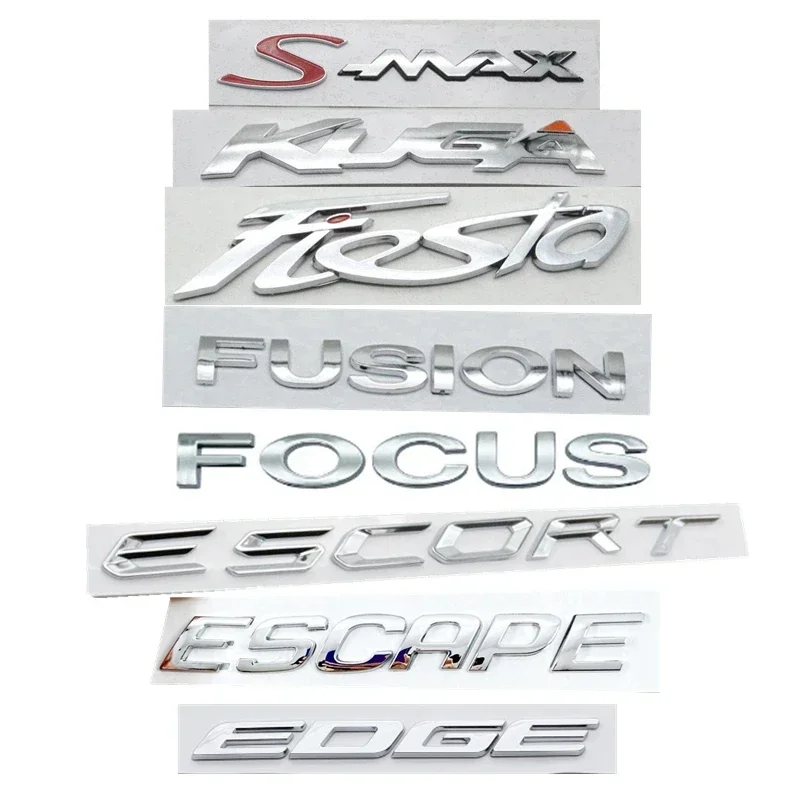 Letras-cromadas-para-maletero-trasero-pegatinas-para-Focus-Fusion ...