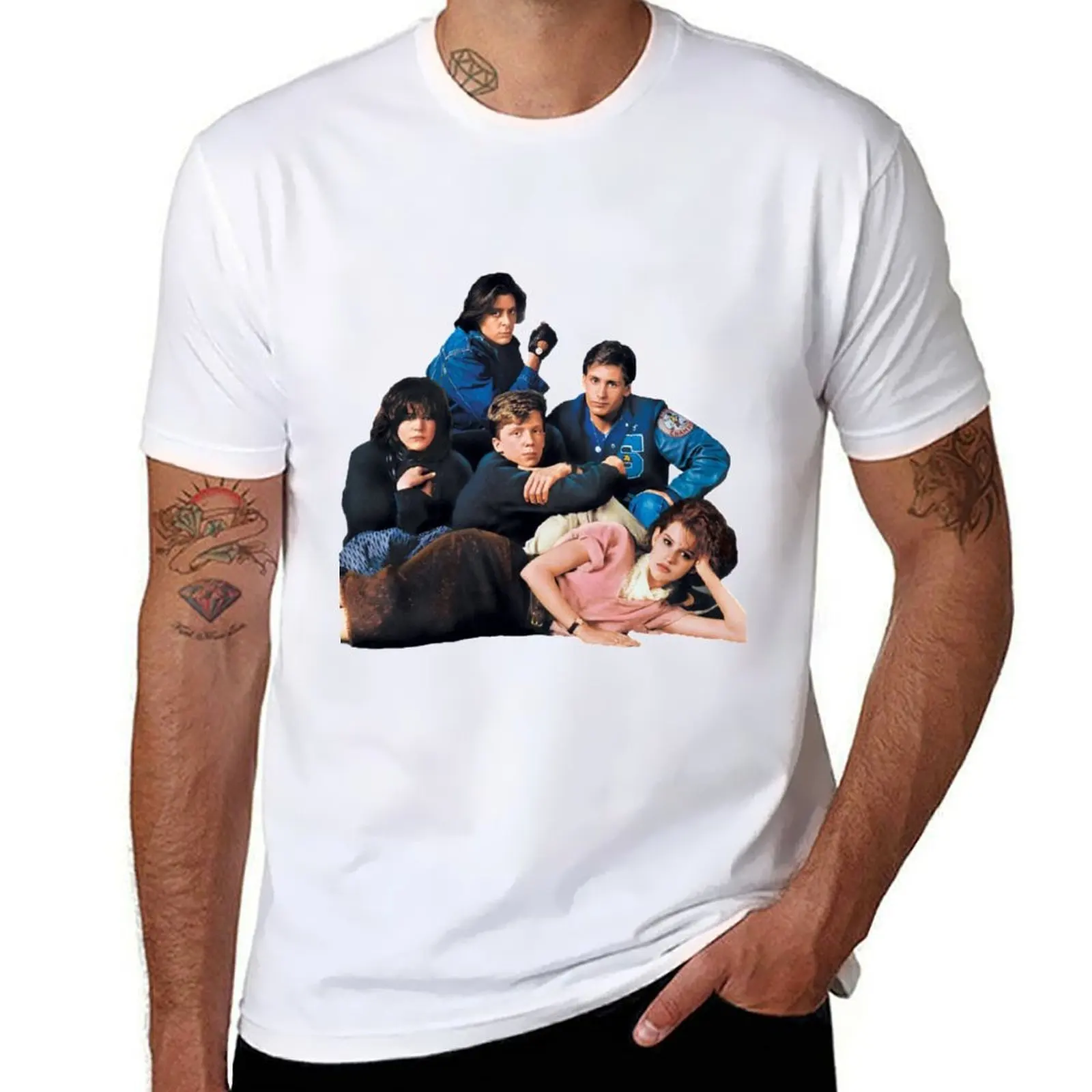 The Breakfast Club T-Shirt coton t-shirts haute qualité anime t-shirts ...