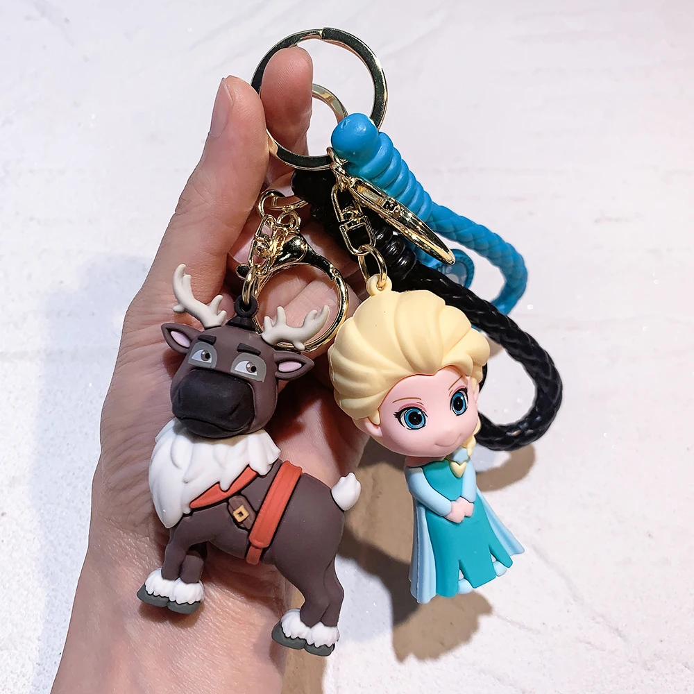 Disney-Cartoon-Anime-Frozen-Princess-Elsa-Pendant-Keychain-Car-Key ...