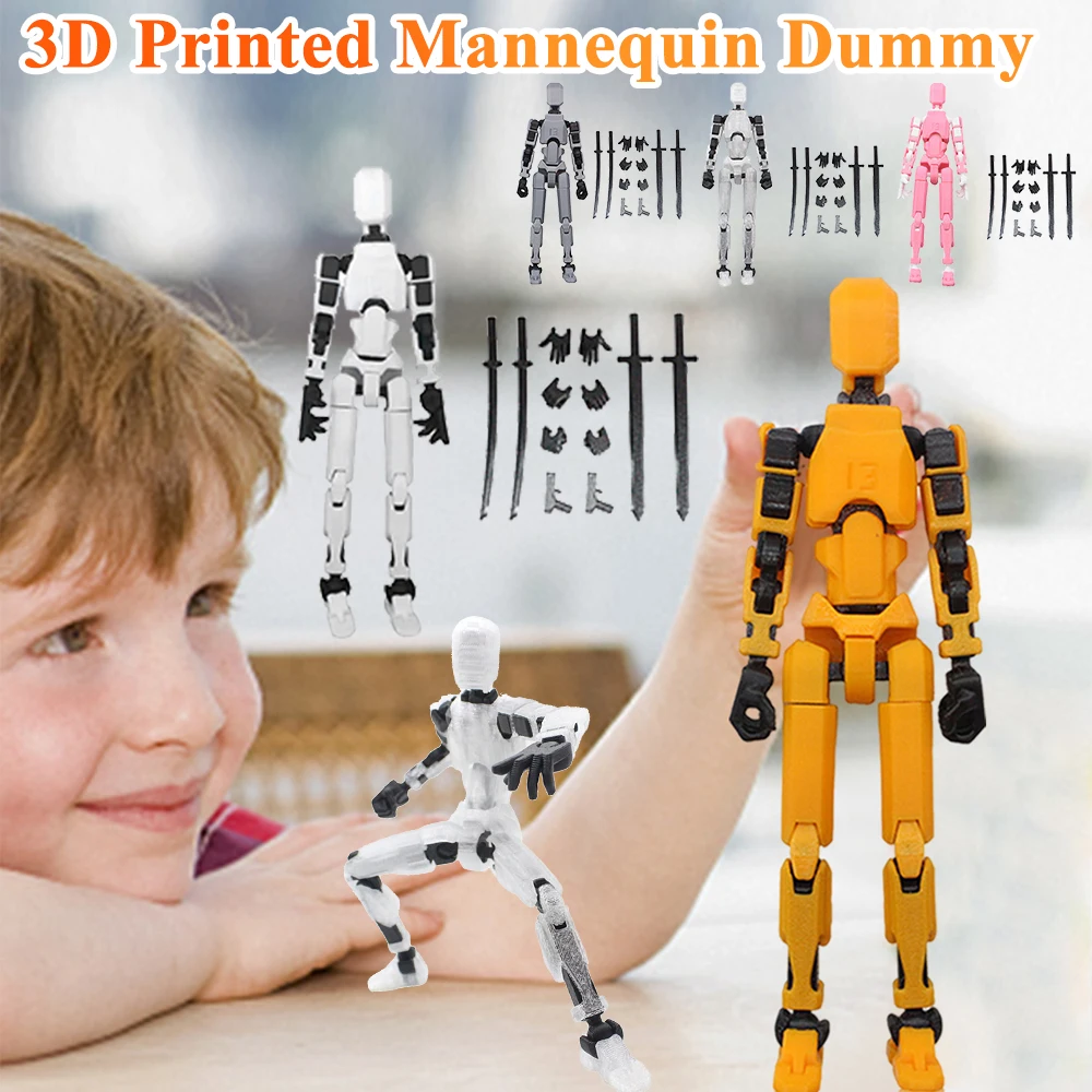 Rob-Multi-Articulado-Movable-Shape-Shift-Manequim-Impresso-3D-Figuras ...