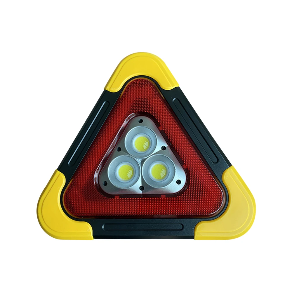 Car-Triangle-Warning-Light-Portable-Reflective-Battery-Powered ...