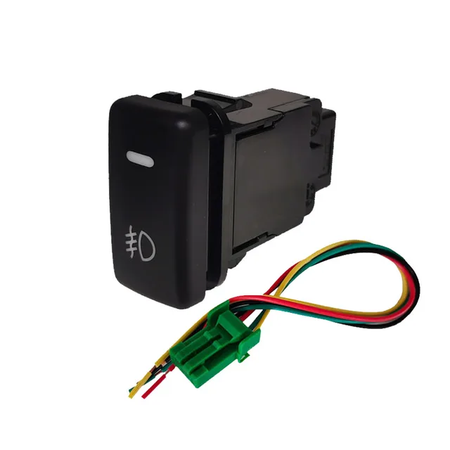 Orange Light Car Fog Light Rearview Heating ABS LED Fan Switch with ...