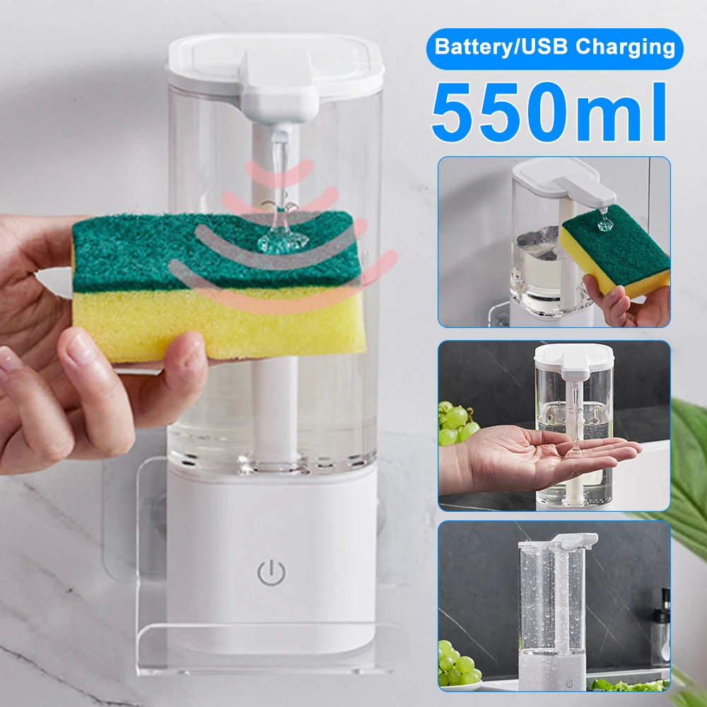 550ml-Automatic-Sensor-Hand-Sanitizer-Smart-Touchless-Sensor-Dish-Soap ...