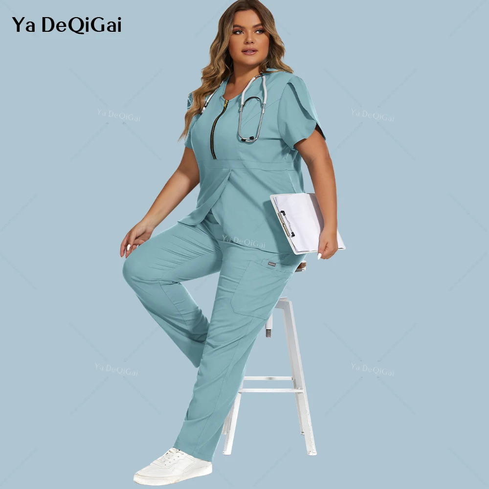 Hot Sales Medical Uniform Nurse Nursing Uniform Scrubs Set for Women ...