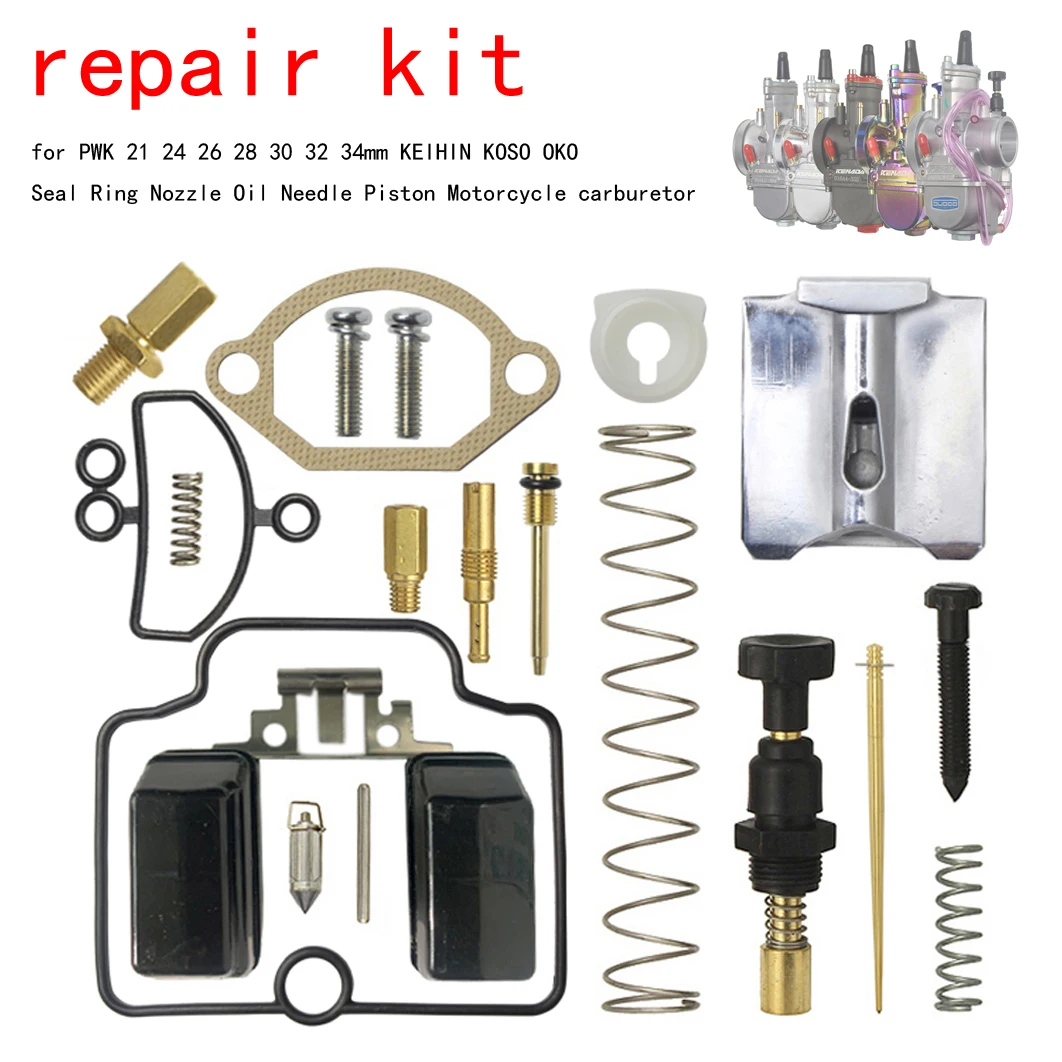 1-Set-Motorcycle-carburetor-repair-rebuild-kit-for-PWK-21-24-26-28-30 ...
