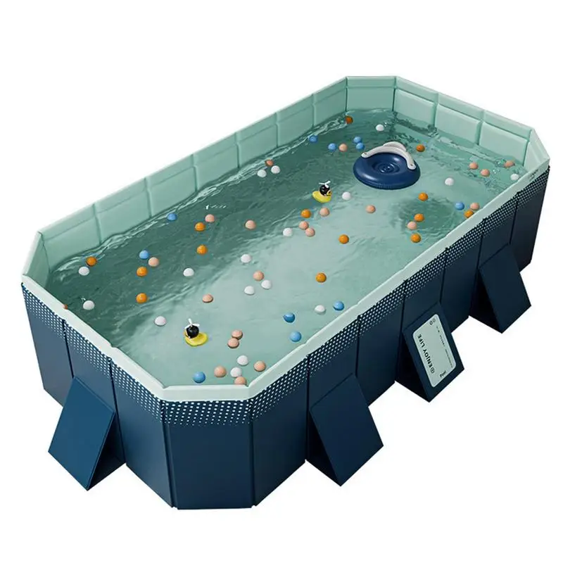 Foldable-swimming-pool-Non-Inflatable-Folding-Thickened-Large-Pools ...