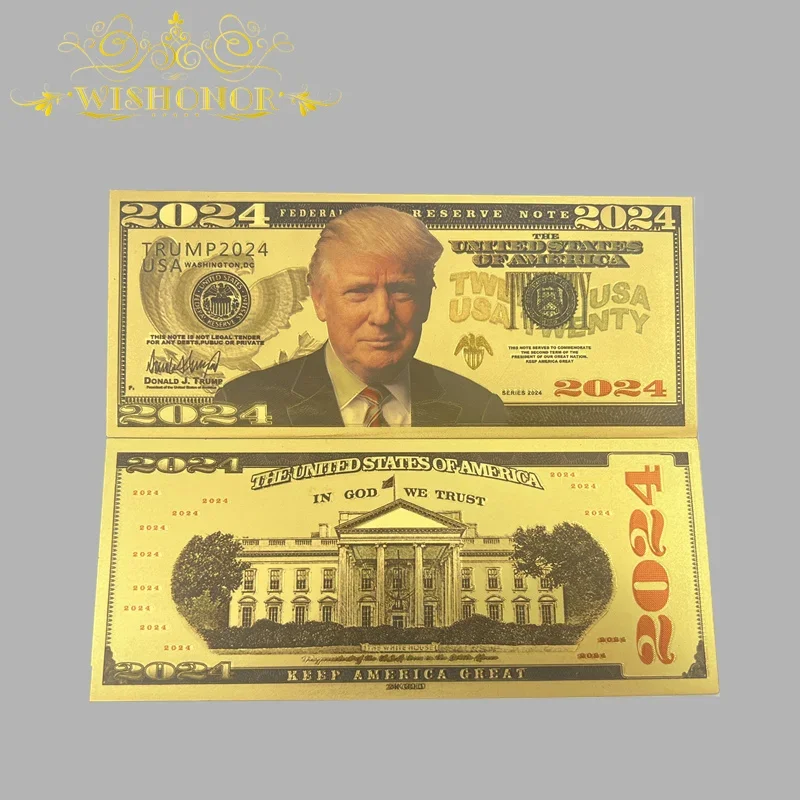Nice-10pcs-lot-Nice-2024-America-Trump-Banknote-in-24K-Gold-Plated-For ...