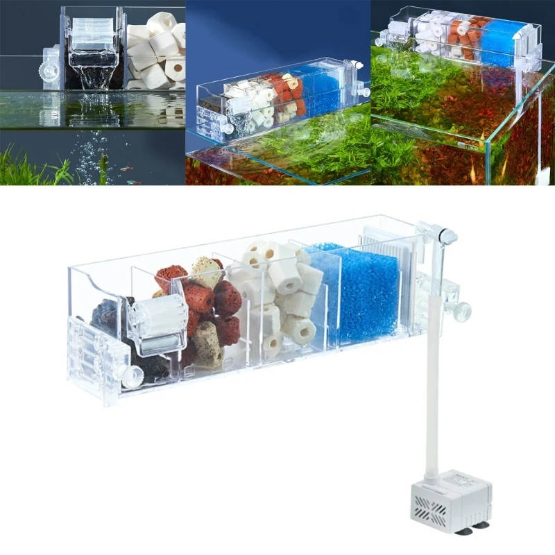 Waterfall Hangings External Water Purifying Device for Fish-Tank ...