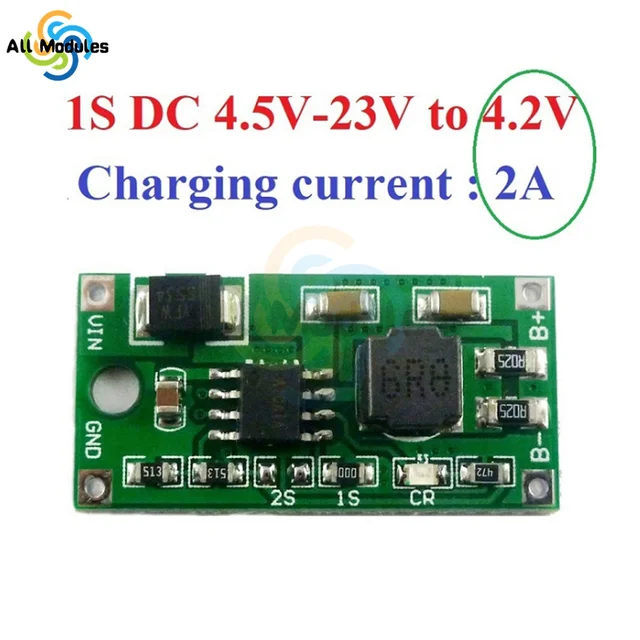 DC 5-23V 1S 2S 3S Multi-Cell Version 18650 Lithium Battery Chargering Board for Li ion Cell ...