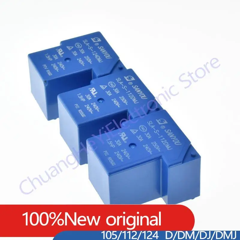 2Pcs-lot-SANYOU-relay-SLA-S-105-112-124D-DM-DMJ-DJ-4PIN-5PIN-6PIN ...
