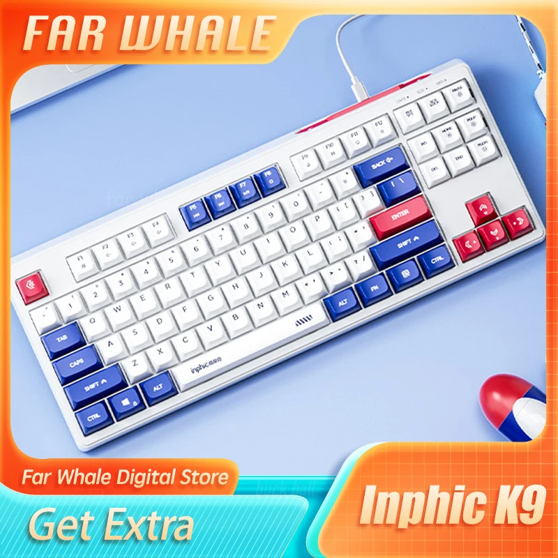 Inphic-K9-Wired-Keyboard-Mecha-Game-Keyboard-87-Keys-Comfortable-Light ...