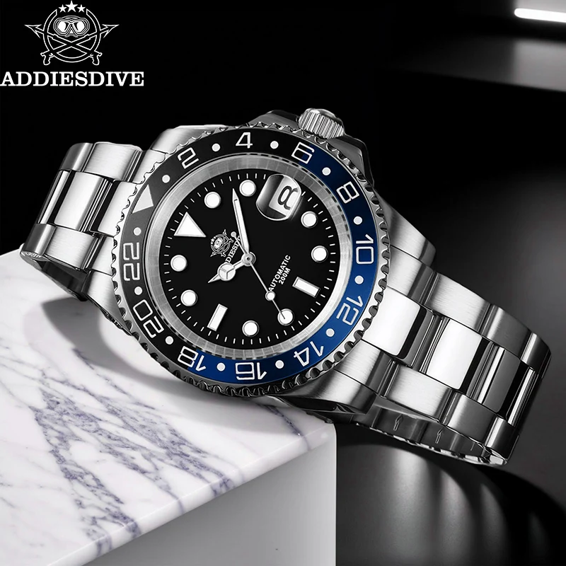 ADDIESDIVE AD2503 reloj automático de lujo para hombre 8215 movimiento ...