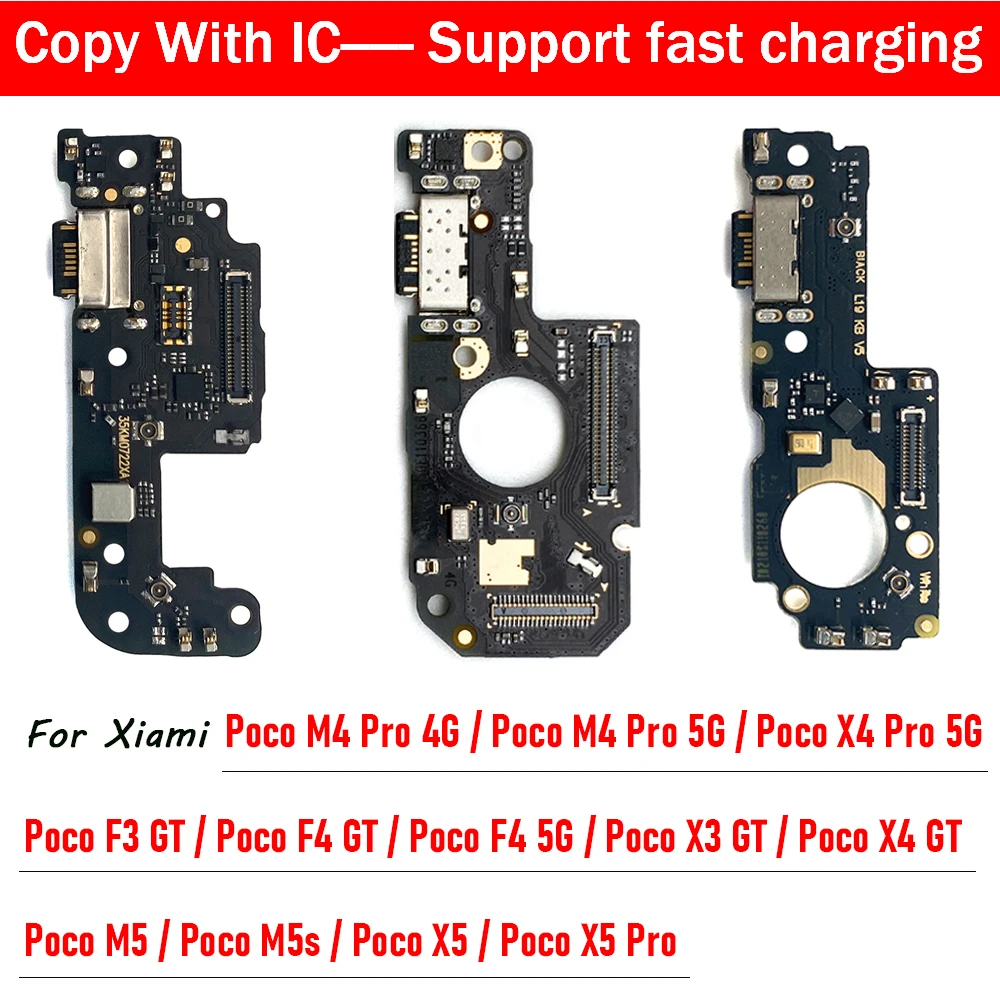NEW-USB-Charging-Port-Charger-Board-Flex-For-Xiaomi-Poco-M4-X4-X5-Pro ...