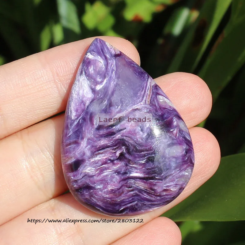 Naturalny-Charoite-prawdziwy-klejnot-kamie-Pandent-100-naturalna ...