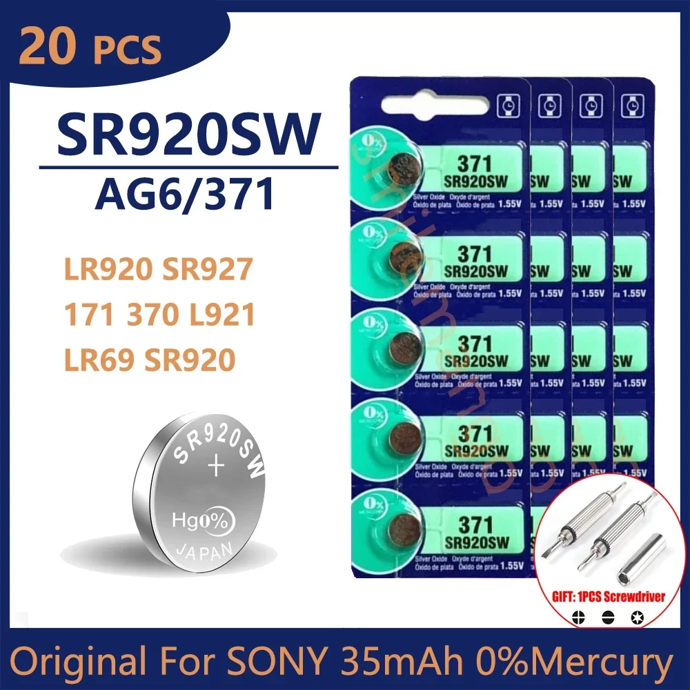 20PCS-Original-For-SONY-AG6-371-SR920SW-LR920-SR927-171-370-L921-LR69 ...