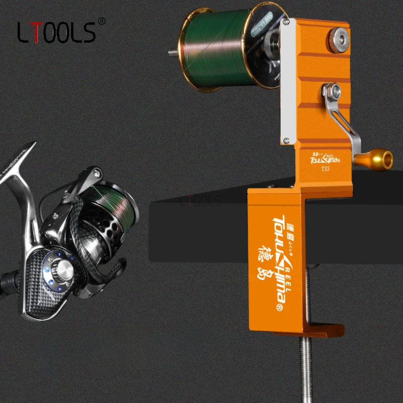 Portable-Fishing-Line-All-Metal-Spool-Winder-Gear-Baitcasting-Fishing ...