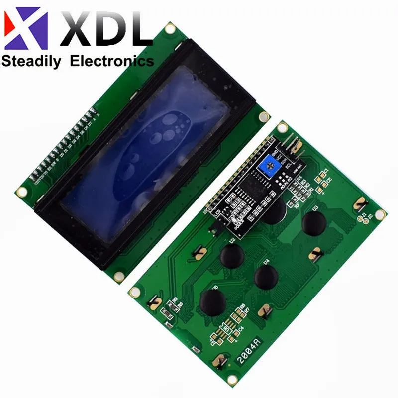1PCS-LCD2004-I2C-2004-20x4-2004A-blue-screen-HD44780-Character-LCD-w ...