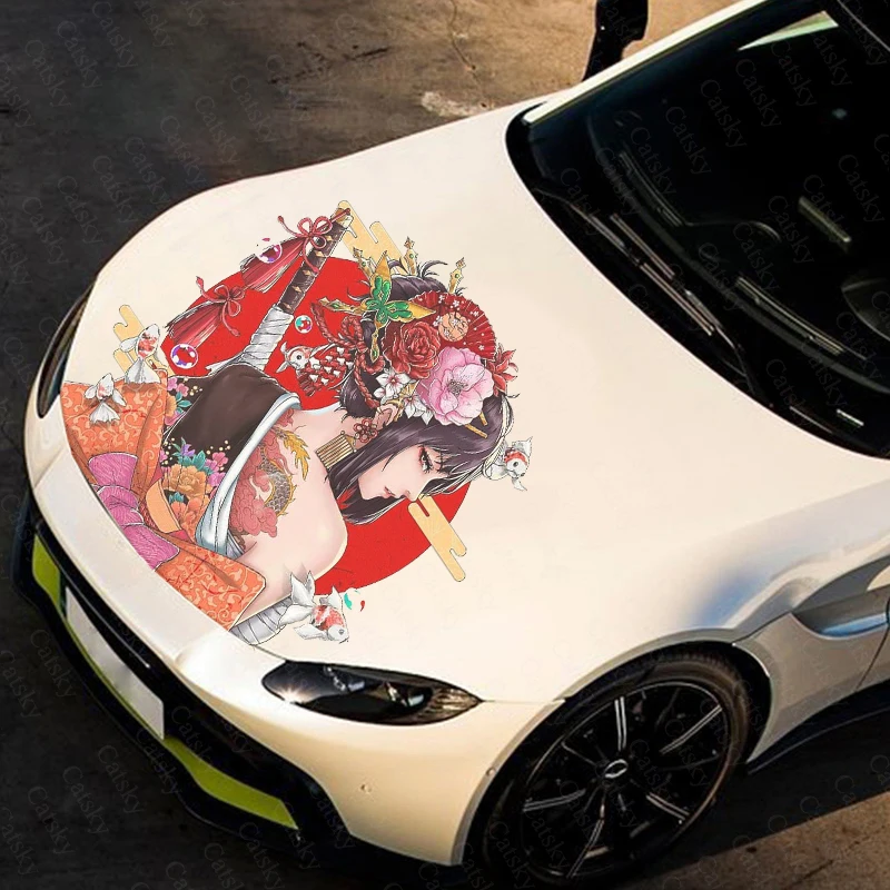 Japon-gey-a-i-ek-kartmas-kaput-araba-kartma-grafik-desen-renkli-araba ...