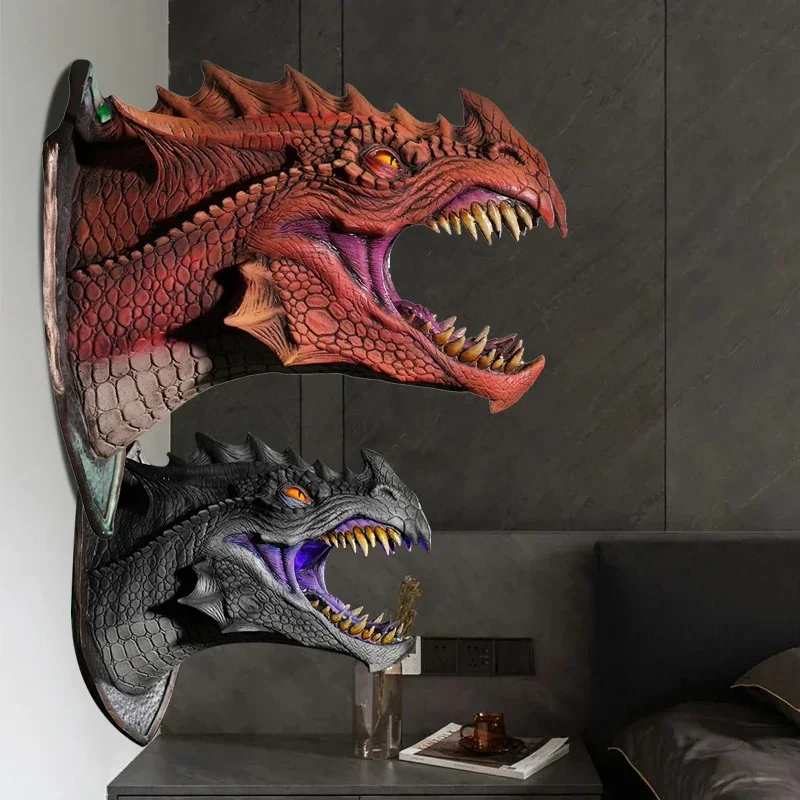 3d-Dragon-Legends-Prop-Wall-Mounted-Dinosaur-Smoke-Light-Wall-Art ...