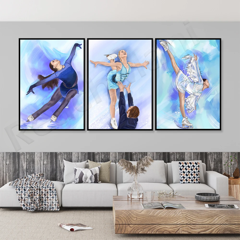 Figure-skating-roller-skating-poster-skating-photo-decoration-picture ...