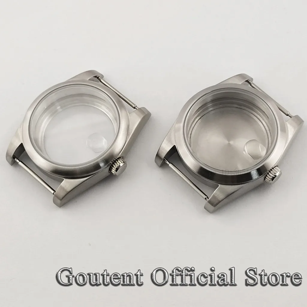 Nh35 Case Brushed | Watch Case | Miyota - 36mm/40mm Sterile Silver ...