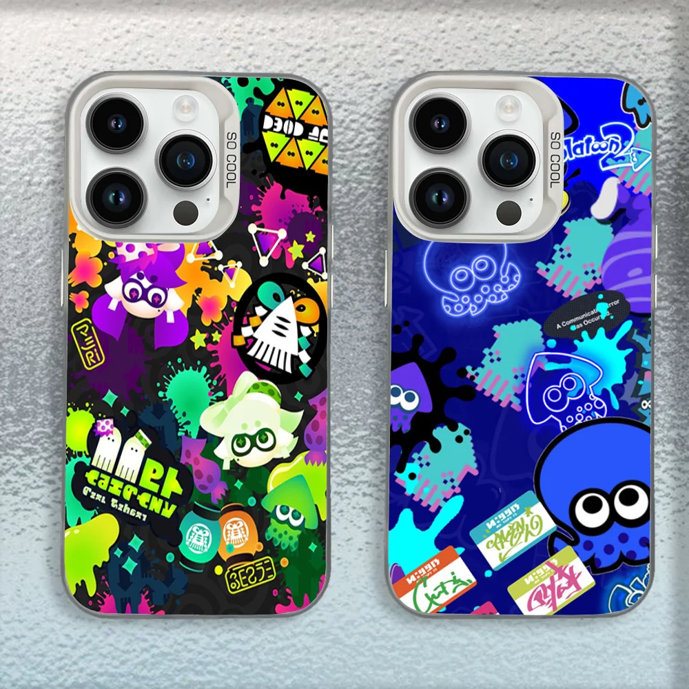 Game S-Splatoon Phone Case For iPhone 16,15,14,13,12,11,Mini,Pro,MAX ...
