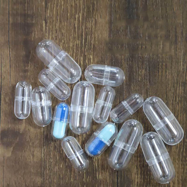 Clear Pill Capsule