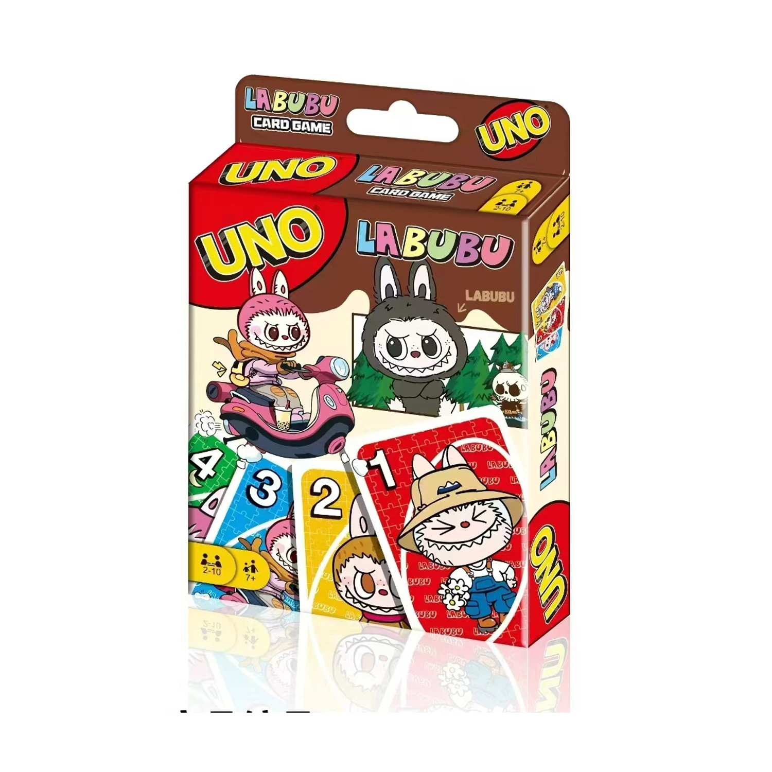 UNO Card Board Game Anime Cartoon Figure Pattern Family Funny ...
