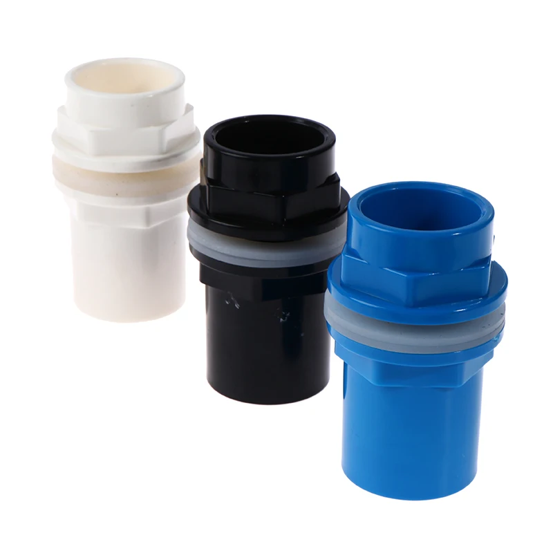 1Pcs I.D.20-50mm Thicken Aquarium Drainage Connector Fish Tank PVC Pipe ...