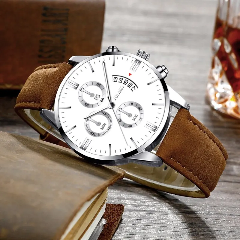 Wrist Watch For Men Leather