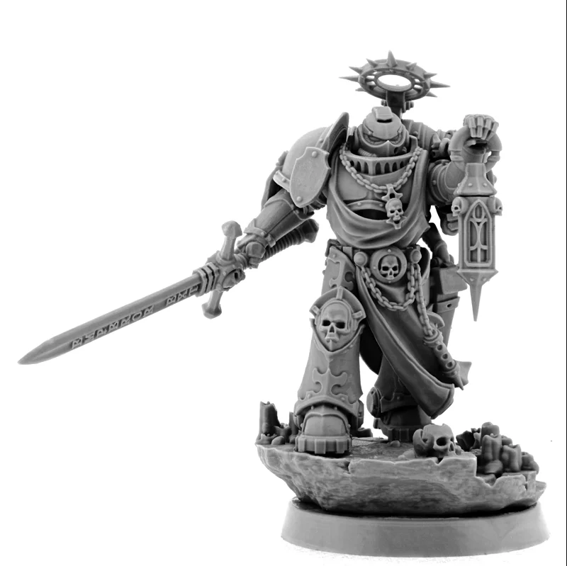 Imperial Templar Champion, Space Warrior, Wargame Miniatures, Black ...