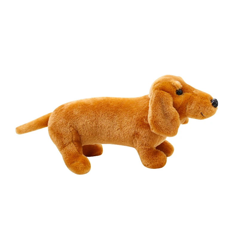 10 Inch Adorable Dachshund Plush Toy Soft Stuffed Animal Dog Doll For ...