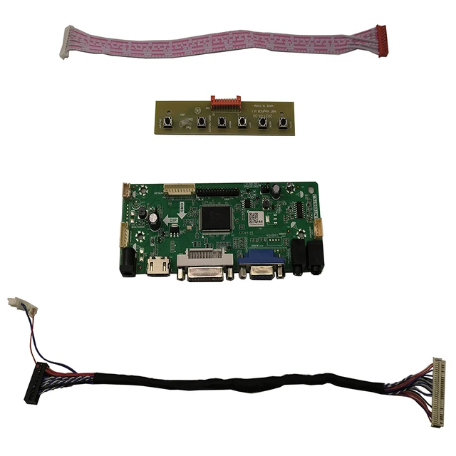 10.1 Inch HSD100IFW1 1024x600 LCD Display Screen + HDMI VGA Audio DVI ...