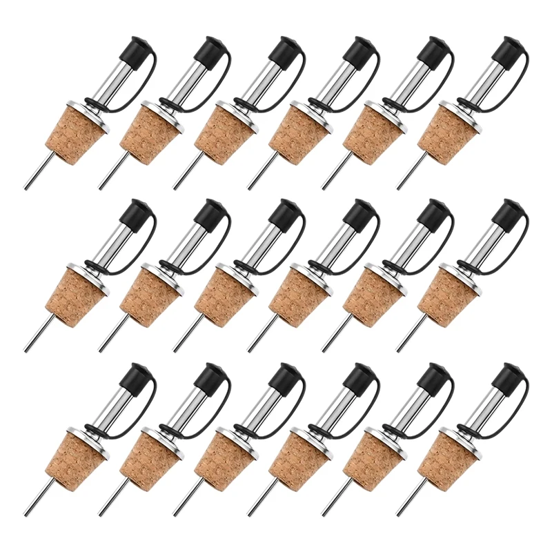16-Pcs-Wine-Pourers-Wine-Cork-Pourer-Pour-Spout-For-Liquor-Bottles-Oil ...
