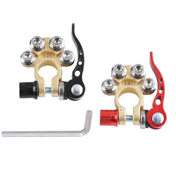 1 Pair 12V 24V Automotive Car Top Post Battery Terminals Wire Cable Clamp Terminal Connectors